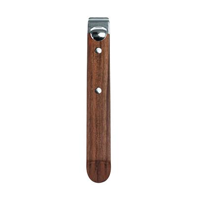 ウッドハンドル(くるみ)約19.2cm・ハンドル部分の材質は、くるみ（ウォールナット）です。・その他、ブナ（ビーチ）、オリーブをラインナップしています。[ご注意]木目、色には個体差があります。【適合本体品番を必ずご確認ください】部品ご購入の...