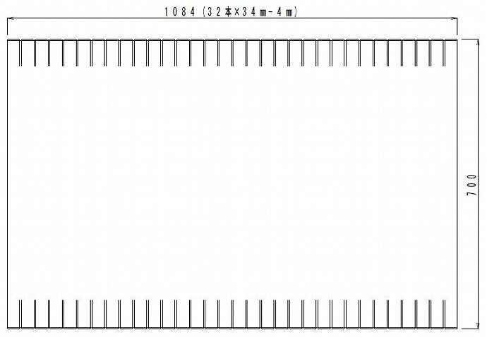 ＜サイズ＞1184mm×700mm（リブ数32本）※ の後継品です。※キャンセル・返品不可商品受注生産商品の為、お届けまでに1ヶ月以上かかる場合がございます。【ご注意ください】家電部品は必ずお手持ちの本体品番をお調べいただき、適合機種かどう...