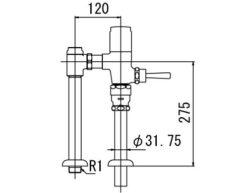 ■一般地/寒冷地： 一般地・低圧用■給水口径： 25A(ねじサイズR1)■タイプ： 床給水形■備考： CF-610UT型、C-852M系用INAX イナックス LIXIL リクシルご不在時の商品配達のご連絡のため、電話番号はなるべく携帯電話...