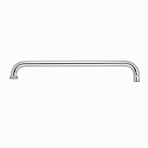【HR31N 寸法：13×200】 ミヤコ 泡沫式横形自在用(泡沫金具・ナット・パッキンなし) 継手・バルブ横自在水栓の付け替え用パイプです。別売の泡沫金具HR-HK付ければ水ハネを防ぎ、節水にも役立ちます。。●材質:黄銅製クロームメッキ寸...