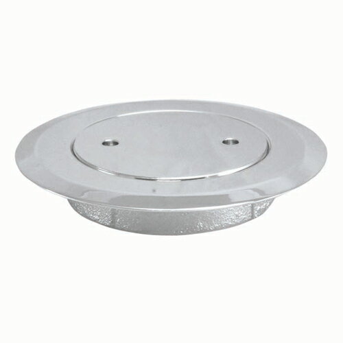 【M129FP 寸法：40】 ミヤコ ツバ付掃除口 排水部材内ネジの掃除口です。トラップや配管合流部の保守点検用として設置します。表面はクロームメッキ仕上げで、ビルのエントランスやフロア、公共トイレや施設などに用途に応じてお使い頂けます。掃...