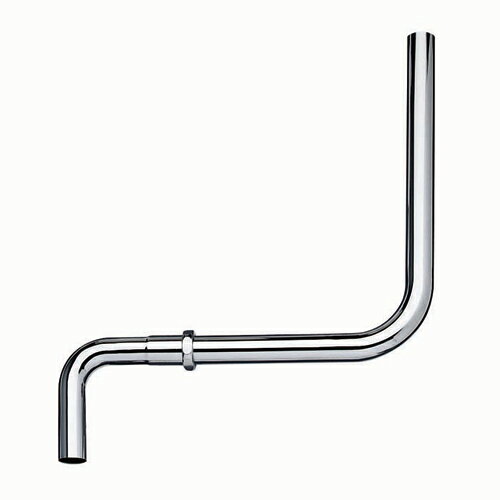 【M572D 寸法：32】 ミヤコ スミ付ロータンク用洗浄管 トイレ配管部材ロータンクと便器を接続する排水パイプです。配管スペースに応じてご使用ください。《ご注意》取付後には漏水がないか確認を行ってください。メッキ品ですので清掃の際には塩素...