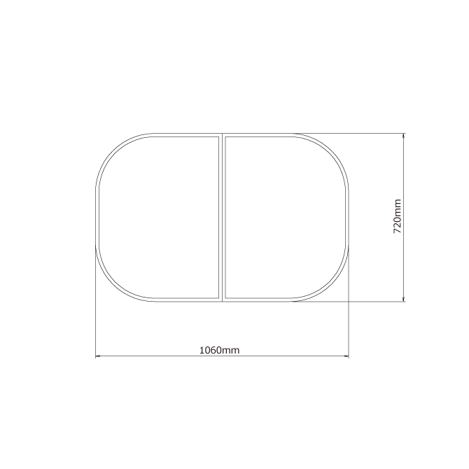 組合せ2枚ふろふたです。【仕様】 ●タイプ：組合せふろふた（2枚）●サイズ：長さ1,060mm×幅720mm（2分割）●重量：3.2kg●色：ホワイト（表裏ともに）●材質：本体：アルミ樹脂複合板　ふち：ポリプロピレン樹脂●耐熱温度：80℃●...