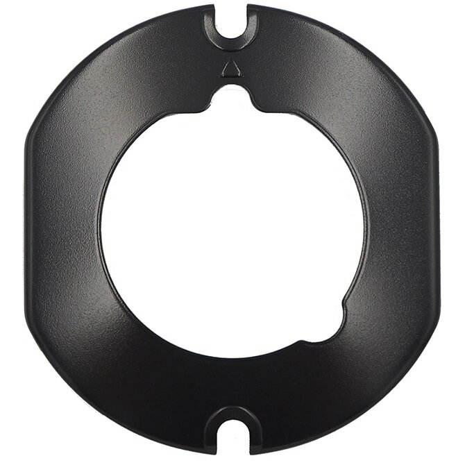 ビルトインコンロの左右バーナー用のカバーリングです。【仕様】 ●サイズ：外径125.8mm（長手部）／115.9mm（短手部）　内径71.2mm●材質：アルミ●色：ブラック【ハーマン品コード】DS0B120060306ご不在時の商品配達のご...