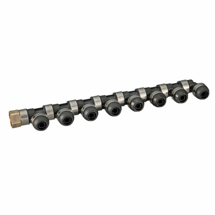 オンダ製作所 ONDA 【WH1-5E09】 回転ヘッダー Rc3/4×1口+13A（PEX・PB）×8口 ダブルロックジョイント【商品情報】・架橋ポリエチレン管・ポリブテン管用ワンタッチ継手。・流路径が広く、流量が確保しやすい外径シール構...