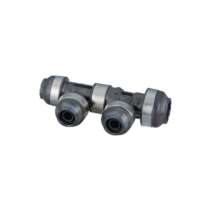 オンダ製作所 ONDA 【WH1A-BA04】 樹脂ヘッダー 16A（PEX）×1口+13A（PEX・PB）×3口 ダブルロックジョイント【商品情報】・架橋ポリエチレン管・ポリブテン管はワンタッチ接続。・流路径が広く、流量が確保しやすい外径...