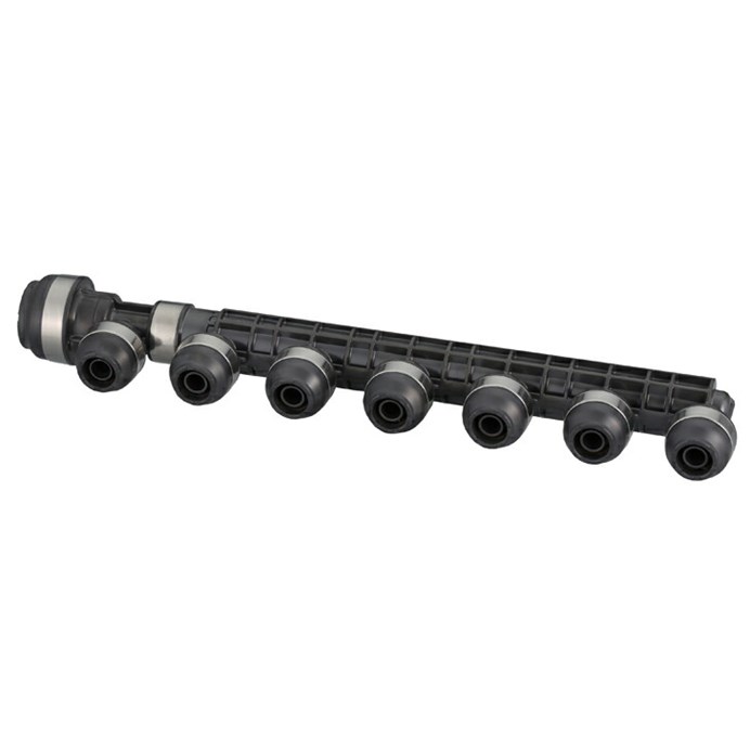 オンダ製作所 ONDA 【WH2A-CE08】 樹脂ヘッダー 20A（PEX）×1口+13A（PEX・PB）×7口 ダブルロックジョイント【商品情報】・架橋ポリエチレン管・ポリブテン管はワンタッチ接続。・流路径が広く、流量が確保しやすい外径...