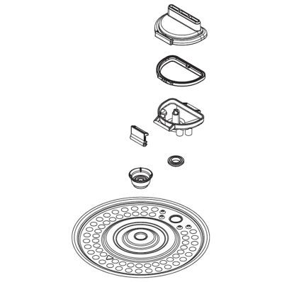 シャープ[SHARP] 【2341170688】 炊飯器用 内ぶた＜本体色：ホワイト系＞（234 117 0688） 【純正品】【適合本体品番】KS-C5E2-W、KS-CF05D-W、KS-MC5-W【適合本体品番を必ずご確認ください】部...