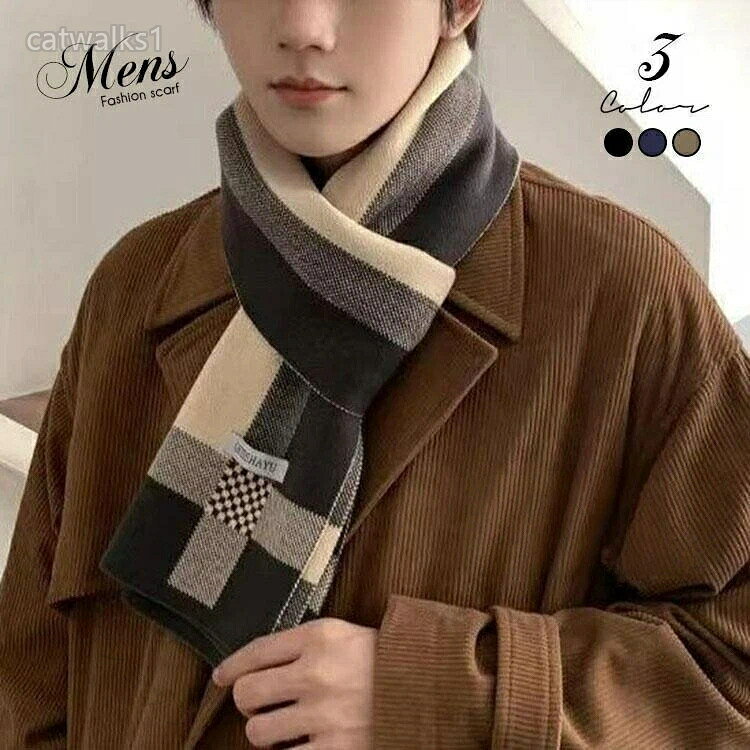 商品名マフラー メンズ プレゼント 50代 40代 60代 30代 20代 チクチクしない おしゃれ 秋 冬用 長さ30cmx180cm素材:ポリエステルカラー:ブラック/ブルー/カーキ指定された配送時間は承っておりません。【】マフラー メ...