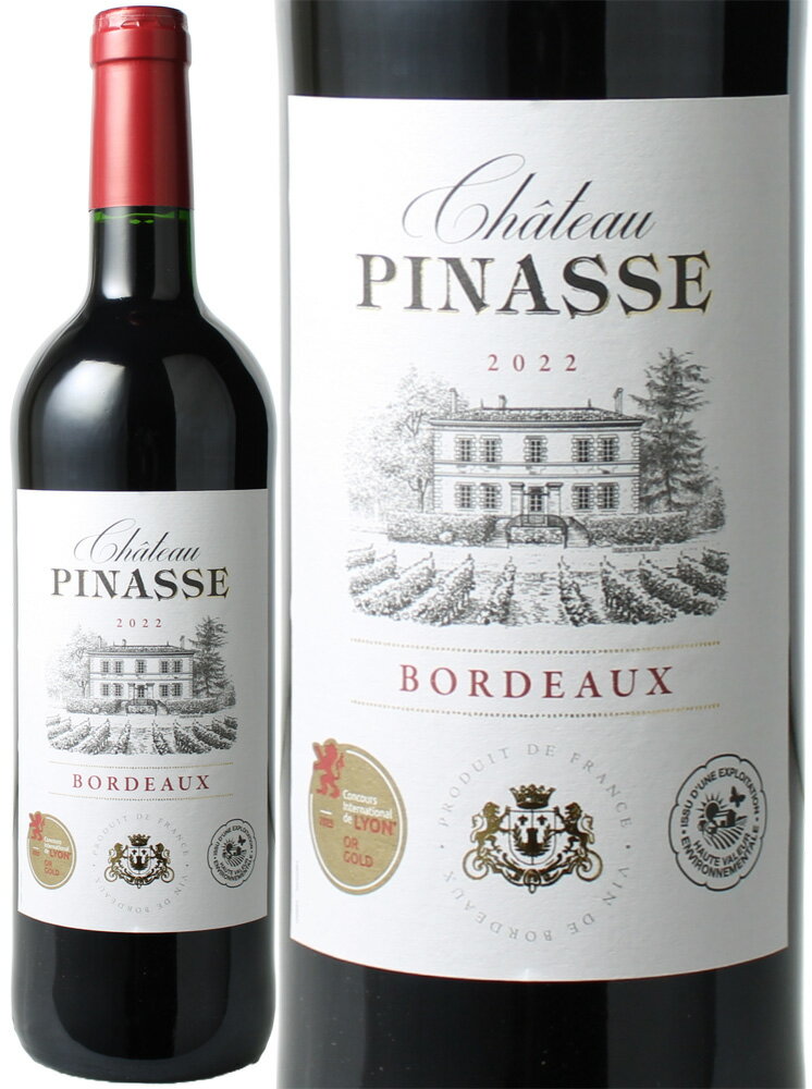 ワイン名Chateau Pinasseワイン種別赤ブドウ品種メルロー　カベルネ・ソーヴィニヨン　カベルネ・フラン生産者シャトー・ピナス生産地などボルドー　原産地呼称AOCボルドーその他備考