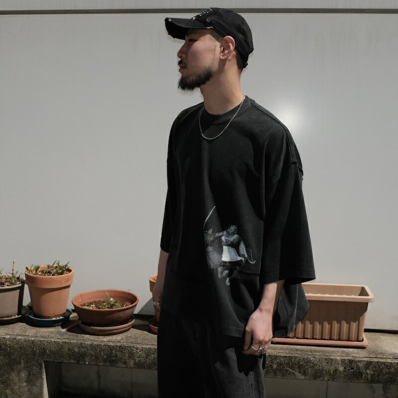 LUXENBURG / CASTLE TEE KNIGHT AGED BLACK 25SS 送料無料 LUXENBURG ルクセンバーグ 25SS 新作 通販 公式 ブランド デザイナー LUXENBURG / CASTLE TEE KNI...
