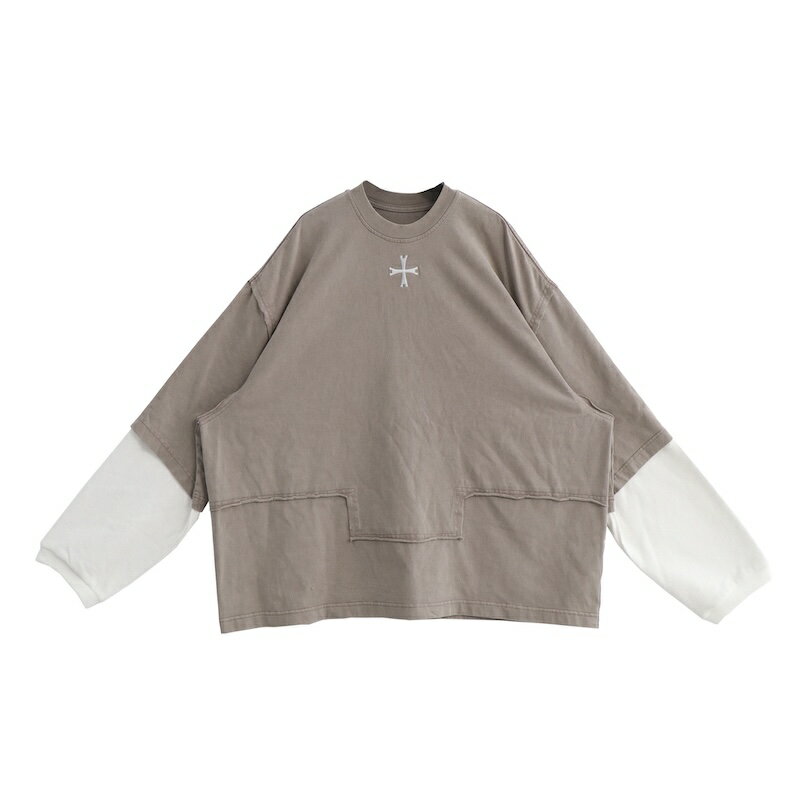 LUXENBURG / LS CASTLE TEE - LAYERED WAFFLE TAUPE 25AW 送料無料 LUXENBURG ルクセンバーグ 25AW 新作 通販 公式 ブランド デザイナー LUXENBURG / LS CAS...