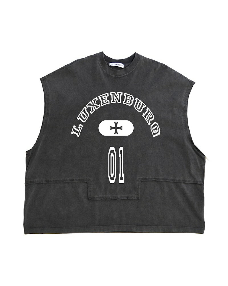 LUXENBURG / CASTLE TANK - VARSITY AGED BLACK 26SS 送料無料 LUXENBURG ルクセンバーグ 26SS 新作 通販 公式 ブランド デザイナー LUXENBURG / CASTLE TAN...