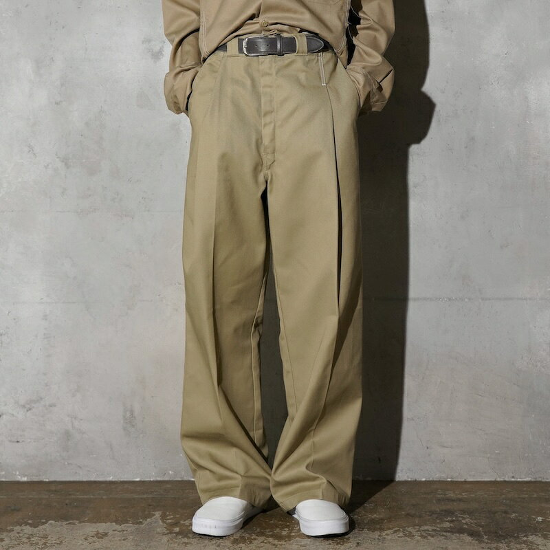 WHATEVERWORKS / PLEATED PANTS KHAKI WHAT EVER WORKS ワットエバーワークス 25AW FW 送料無料 新作 WHATEVERWORKS / PLEATED PANTS KHAKI25AW新作...