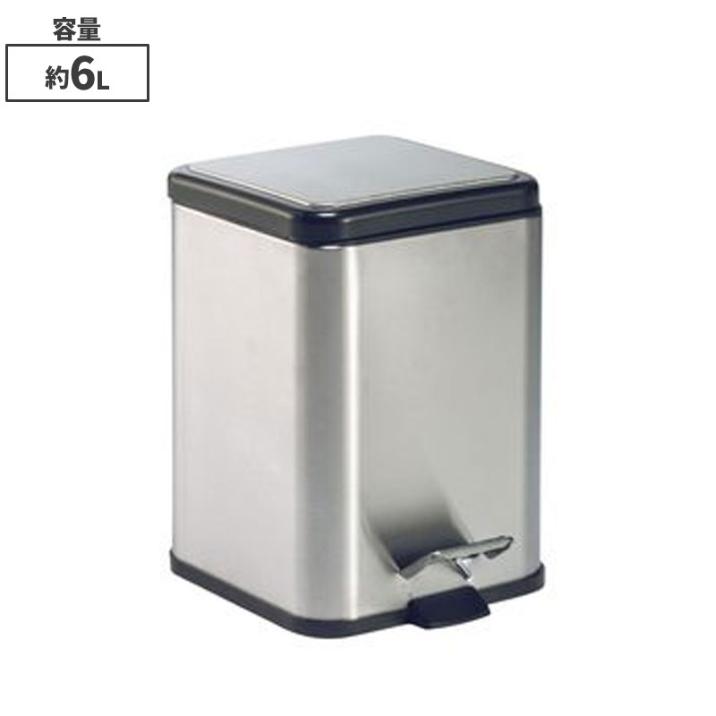 商品名テラモト ペダルボックス角型 6L ゴミ箱(屋内用)製品型番DS-238-606-0製造販売元株式会社テラモトサイズ200×270×290mm重量1.3kg内容量6LJAN4904771892603材質本体：ステンレスヘアライン仕上、...