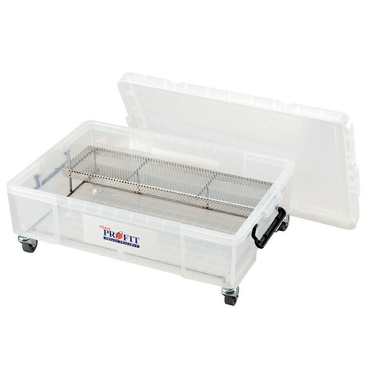 プロフィットフラッシュモップワックス塗布用に開発した専用タンク。 均一塗布の作業がさらにしやすくなり作業効率もアップ。 ■サイズ 外寸:W670×D450×H230(キャスター含む 内寸:W580×D390×H145