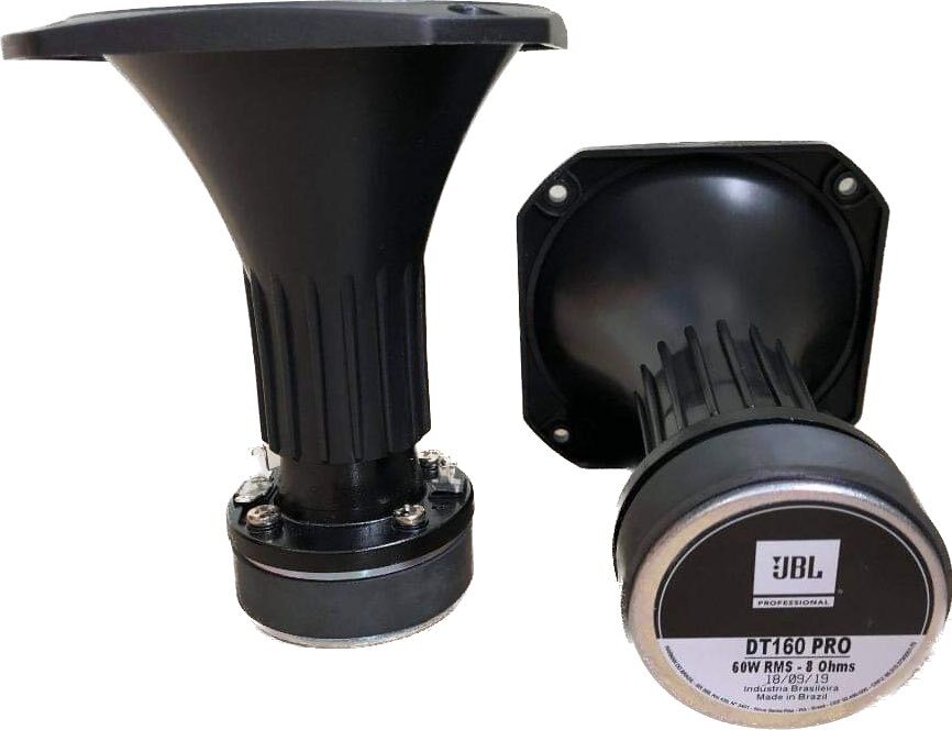 商品情報メーカー名JBL ジェイビーエル ：ドライバー FIAMON：プラスチックホーンスペックJBL DT160 PRO　2個最大出力 120Wrms定格入力 60Wrmsインピーダンス 8 Ω出力音圧レベル 101 dB/SPL再生周波...