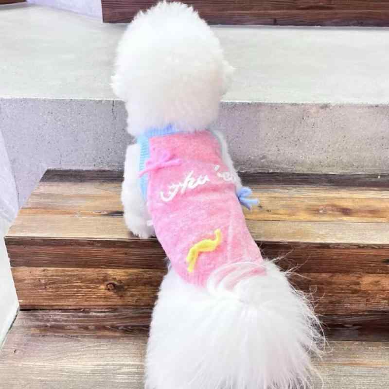 ・主な素材: 毛糸・カテゴリ: ペット用セーター・スタイル: 日韓風・対象性別: 男女兼用・カラー: スイートピンク・サイズ展開: XS,S,M,L,XL