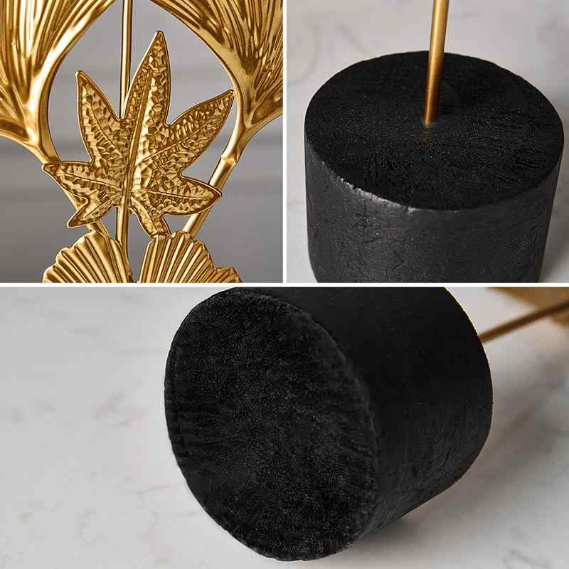 ・カラー: 銀杏葉-両片・素材: アイアン・スタイル: 北欧・贈答シーン: 誕生日・贈答相手: 同級生・適用祝日: クリスマス・ギフト用途: 個人向けギフト