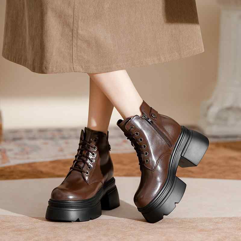 ・対象年齢: 成人・対象性別: 男性・スタイル: カジュアル・トゥ形状: ラウンドトゥ・ヒール形状: チャンキーヒール・ヒール高: 8cm以上・デザイン要素: フリンジ、ステッチ・機能: 通気、防滑、耐摩耗・筒丈: ローカット・厚み: 標準...