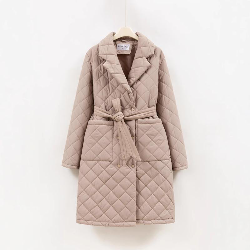 ・充填物: 羽毛綿・生地: ポリエステル・主成分: ポリエステル繊維・衣長: 中長款・袖長: 長袖・版型: ゆったり型・領型: スーツ領・前立て: 紐・流行要素: ポケット・カラー: カーキ、グレー、ベージュ、ブラウン、ブラック・サイズ: ...