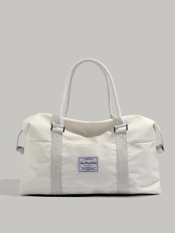 ・容量: 20-35L・素材: ポリエステル・対象性別: 男女兼用・裏地素材: ポリエステル・柄: 無地・スタイル: 都市シンプル・装飾: ステッチ・カラー: 白色・用途: 日常