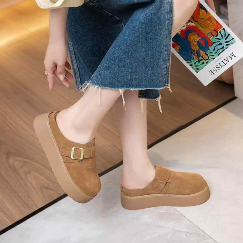 ・カラー: キャメル,カーキ・サイズ: 35,36,37,38,39,40・アッパー素材: カウレザースエード・トゥ形状: ラウンドトゥ・スタイル: カジュアル・ソール素材: ポリウレタンスエード厚底・ライニング素材: マイクロファイバー・...
