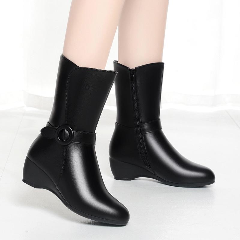 ・ヒール高: 中ヒール (3-5cm)・柄: 無地・つま先形状: ラウンドトゥ・トレンド: ウェッジヒール, クロスストラップ・対象性別: 女性・アッパー素材: PUレザー・スタイル: カジュアル・アウトソール素材: PU・ライニング素材:...