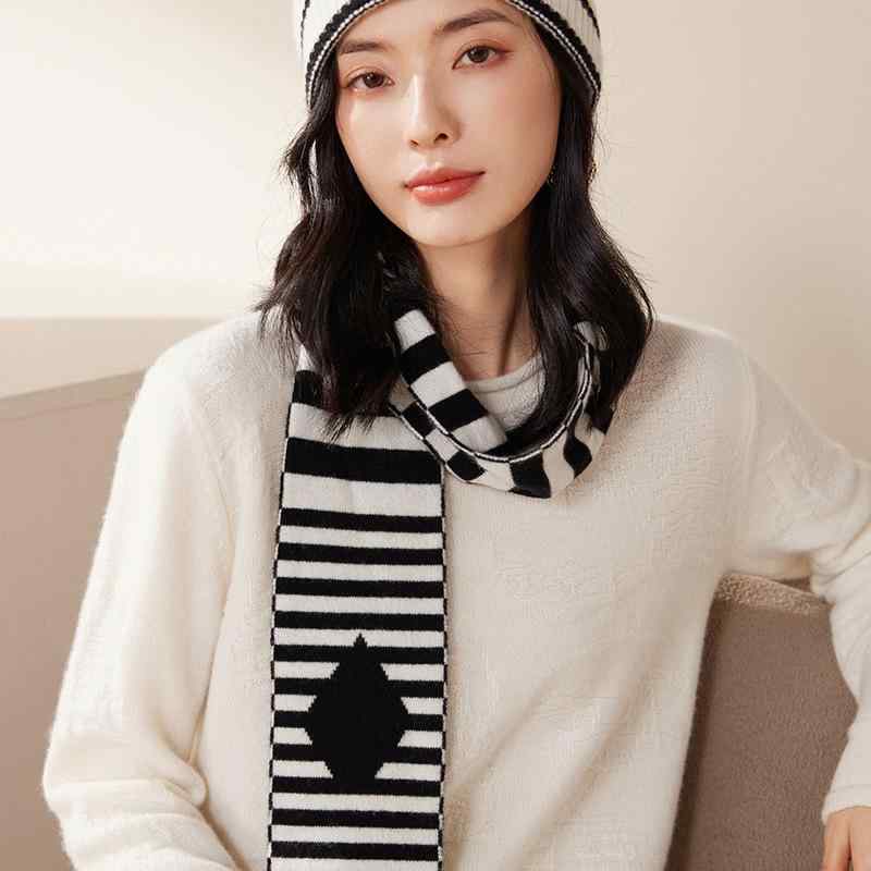 ・編み方: 経編・保温: 保暖・適合季節: 冬季・丈: 中長・色: 白,ネイビー,グレー・サイズ: フリーサイズ・主素材: カシミア 100%・スタイル: ビジネス,ベーシック,シンプル,ヨーロピアン・スタイル分類: ファッション通勤・加工...