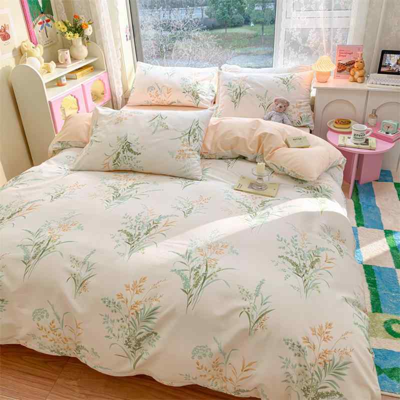 ・織密度: 133x72・糸番手: 40番・染色: 活性染色・織り方: 斜紋織・重量: 500g以下・柄: 植物花・タイプ: ベッドシーツ式・デザイン: 愛莲娜,花与熊,秘境森林,兔兔幻想,兔仙子,兔先生,小蜜蜂,小情调,幸运花,紫葡萄・サ...