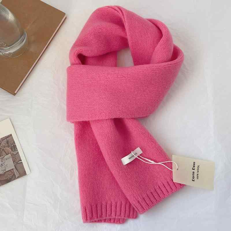 ・編み方: 経編・機能: 保温・スタイル: 韓国風・素材: ウール・スタイル分類: フレッシュスイート・カラー: ピンク,ローズ,レッド,オレンジ,イエロー,キャメル,グレーキャメル,ベージュ,ミルクホワイト,スカイブルー,クライン・ブルー...