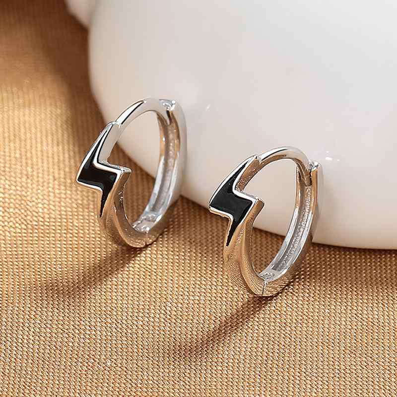 ・素材: シルバー・色: ホワイトゴールド・純度: 925シルバー・加工: 樹脂加工・モチーフ: 雷・対象: 男女兼用