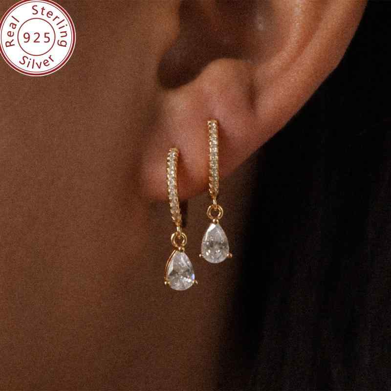 ・素材: シルバー・加工: メッキ・カラー: ゴールド,ホワイトゴールド・純度: 925シルバー・貴金属質量: 2g・デザイン要素: ドロップ・流行要素: ナチュラル