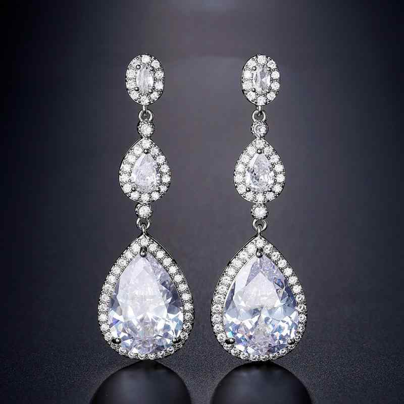 ・素材: 銅・形状: 幾何型・加工: ジルコニア石留め・カラー: ホワイトゴールド,ローズゴールド・スタイル: OL