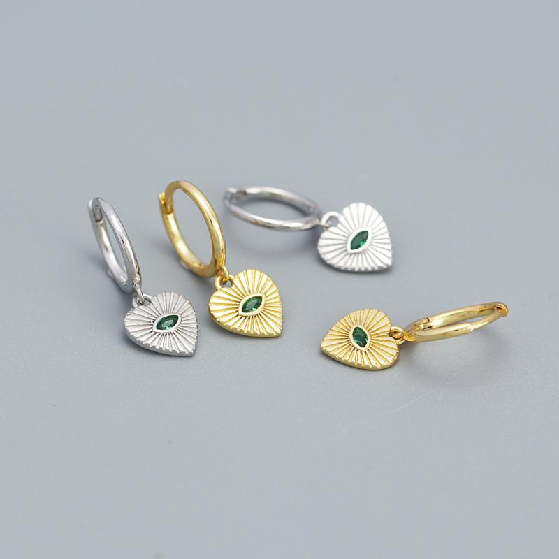 ・素材: メタル・スタイル: 女性用・形状: ハート・色: ホワイトゴールド,ゴールド