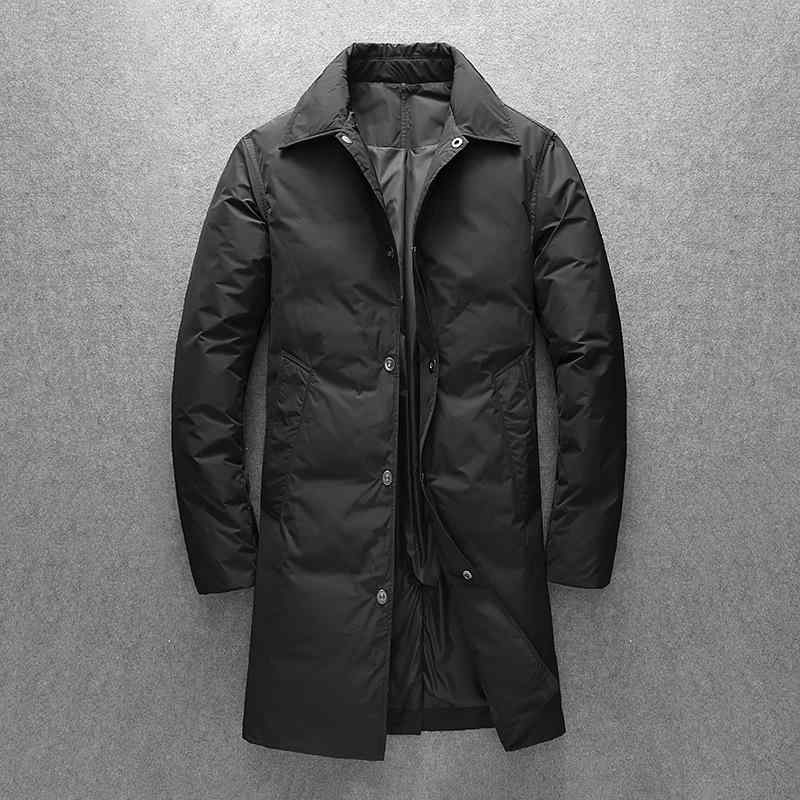 ・詰め物: ホワイトダックダウン・ダウン含有量: 86%~90%・スタイル: ベーシック・厚み: 厚手・柄: 無地・主面料: 塩化ビニル繊維・カラー: ブラック・サイズ: M,L,XL,2XL,3XL,4XL・適用シーン: カジュアル・加工...