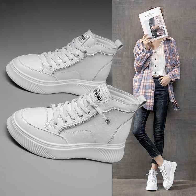 ・性別: 女性・カラー: ホワイト,ブラック・サイズ: 35,36,37,38,39,40・ヒール高: 0-1cm・パターン: 無地・アッパー素材: 合成PU・レザー特徴: 牛革・ソール素材: ラバー・ライニング素材: 布・アンクル高: ハ...