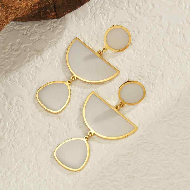 ・素材: ステンレス・加工: メッキ・形状: ジオメトリック型・流行要素: 円形・スタイル: INS風・対象: 女性用・デザイン: ジオメトリック