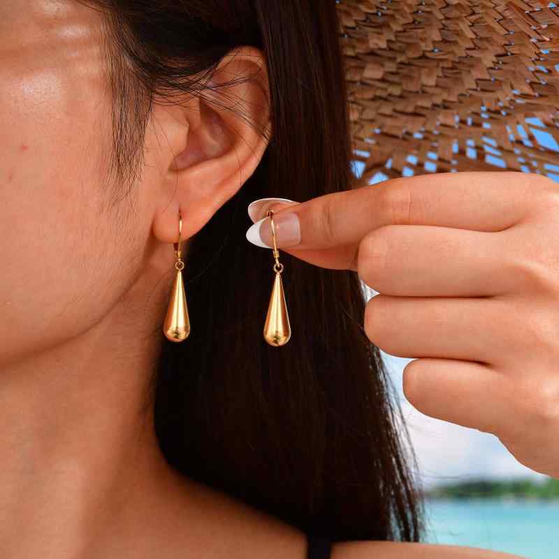 ・素材: ステンレス・形状: 水滴型・加工: メッキ