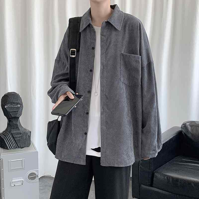 ・生地: コットン混紡・主素材: ポリエステル・洗濯: 洗濯機可・糸番手: 20S・スタイル: 韓国風・タイプ: 開衫・版型: スリムフィット・襟: ラペル・袖丈: 長袖・柄: 無地・厚さ: 普通・ディテール: ポケット・用途: 日常・カラ...