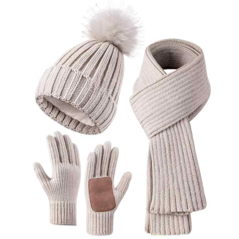 ・セット内容: 帽子、ストール、手袋・色: 黒、白、ベージュ、ライトグレー、ピンク、ミリタリーグリーン、ワインレッド、ネイビー、レッド・重量: 約370g, 約390g, 約406g・主素材: アクリル・主素材含有率: 96%以上・スタイル...