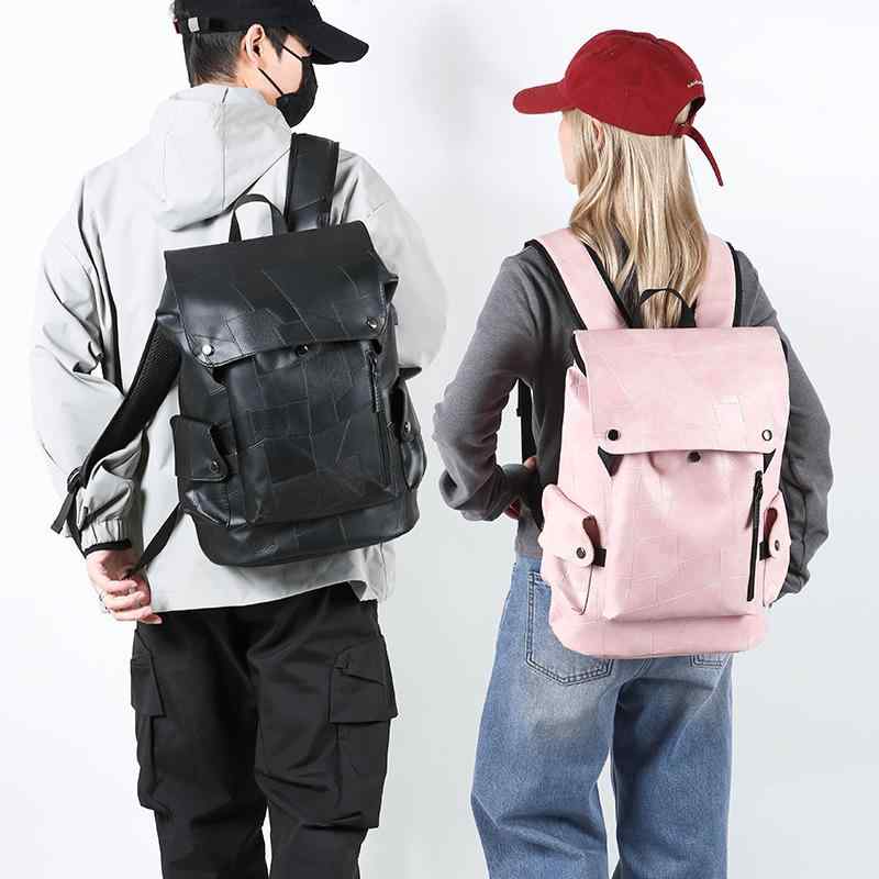 ・カラー: ベージュ,ピンク,ブラウン,ブラック・性別: ユニセックス・素材: PU・スタイル: ビジネス・容量: 36-55L・機能: 拡張・PC収納サイズ: 35.56cm・パターン: 文字・裏地: ポリエステル・流行要素: 刺繍・背負...