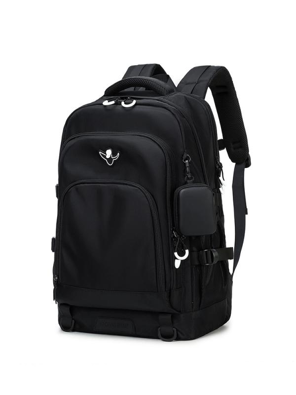 ・色: 黒, グレー, 緑・対象性別: メンズ・素材: オックスフォード布・スタイル: カジュアル・容量: 20-35L・機能: 防水・PC収納サイズ: 40.64cm・柄: 無地・裏地素材: ポリエステル・流行要素: ステッチ・背負いシス...