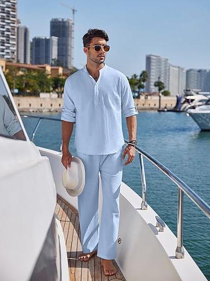 ・スタイル: 大人カジュアル・厚み: 普通・パンツ丈: ロング・トップスタイル: シャツ・袖丈: ロングスリーブ・素材: コットン95%・シーン: カジュアル・カラー: ホワイト, オフホワイト, ブラック, スカイブルー, ライトグリーン...