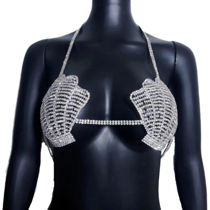 ・種類: 胸チェーン・スタイル: 女性用・素材: 銅・スタイル: 欧米風・装飾素材: ラインストーン・形状: 幾何型・水晶種類: 白水晶・色: 金色、銀色・加工: 電鍍