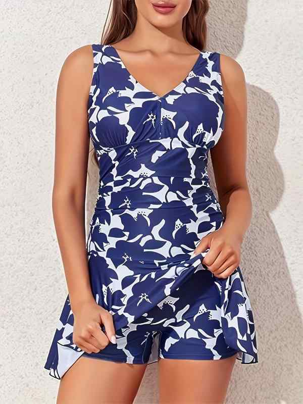 ・スタイル: ワンピース水着・対象性別: 女性・対象年齢: 成人・デザイン特徴: 高腰、背中開き、高伸縮、耐久、欧米風、保守・パッド: あり・パターン: 花柄・表地: ポリエステル・表地成分: ポリエステル82%・重量: 200g・裏地: ...