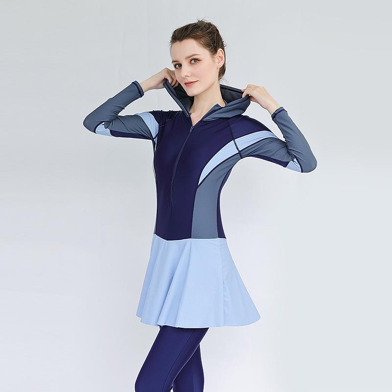 ・素材: ナイロン・機能: 紫外線防止・柄: 無地・対象性別: 女性・対象年齢: 成人・適用シーン: スイミング・ウォータースポーツ・カラー: ブラック,ブルー・サイズ: L,XL,XXL,3XL,4XL,5XL,6XL・適用スポーツ: ダ...