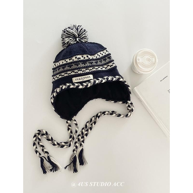 ・素材: 毛糸・帽頂: 丸型・帽檐: 無・色: ベージュ,ダークグレー,ブラウン,ワインレッド,オリーブグリーン・サイズ: M（56-59cm）・機能: 保温,防風・スタイル: OL,シンプル・加工: タイダイ