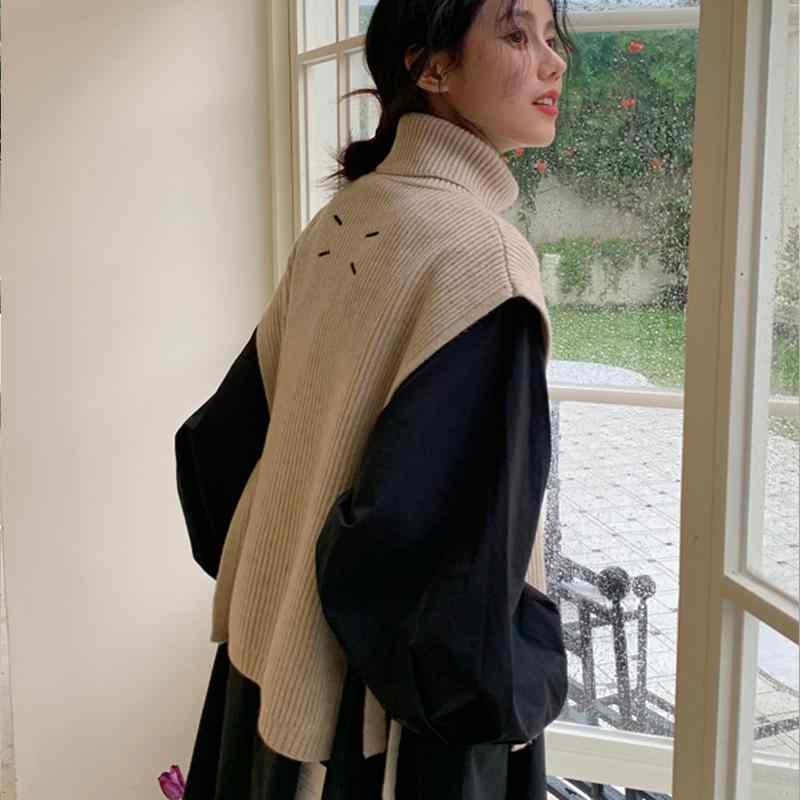 ・対象性別: 女性・素材: コットン・色: ブラック,ライトブラウン,ブラウン・スタイル: 日韓スイート・長さ: 80-100cm・幅: 50cm・編み方: 経編・パターン: 無地・機能: 保温・加工: 提花・款式: 中長