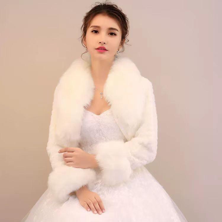 ・性別: 女性・素材: ファー・適合季節: 冬、秋・色: 白・スタイル: エレガント・柄: 無地・機能: 装飾